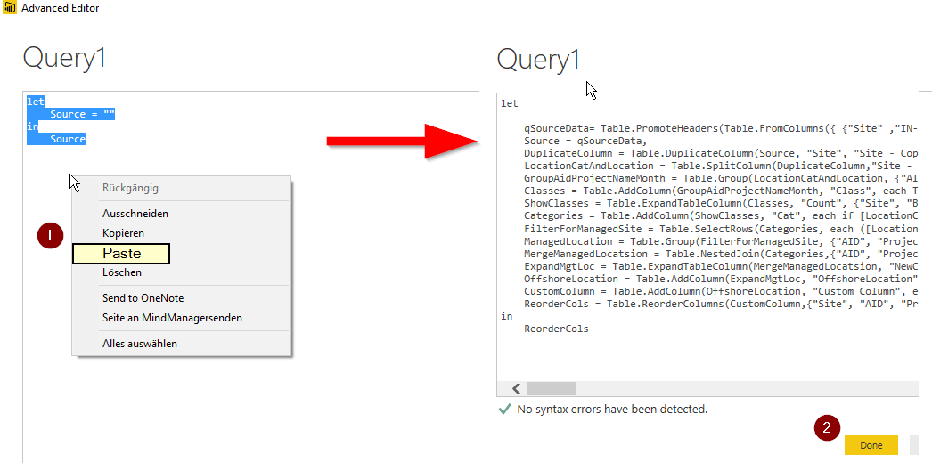 How to handle M-code samples